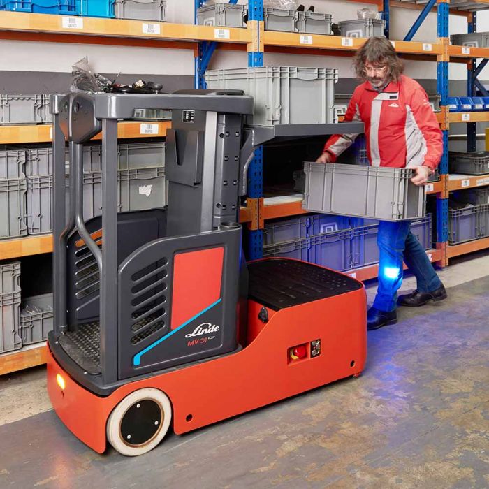 Linde Kommissionierer MV01 | Logistik Xtra